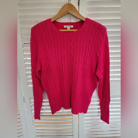 Studio Works | Sweaters | Studio Works Womens Cable Knit Sweater Size ...